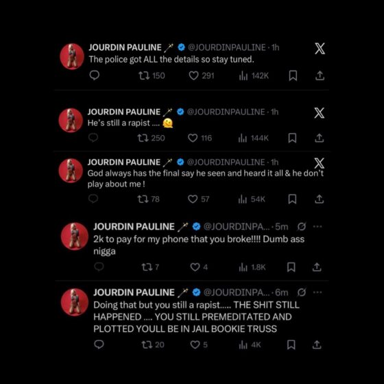 Jourdin Pauline's Tylil James Sexual Assault Allegations Explained